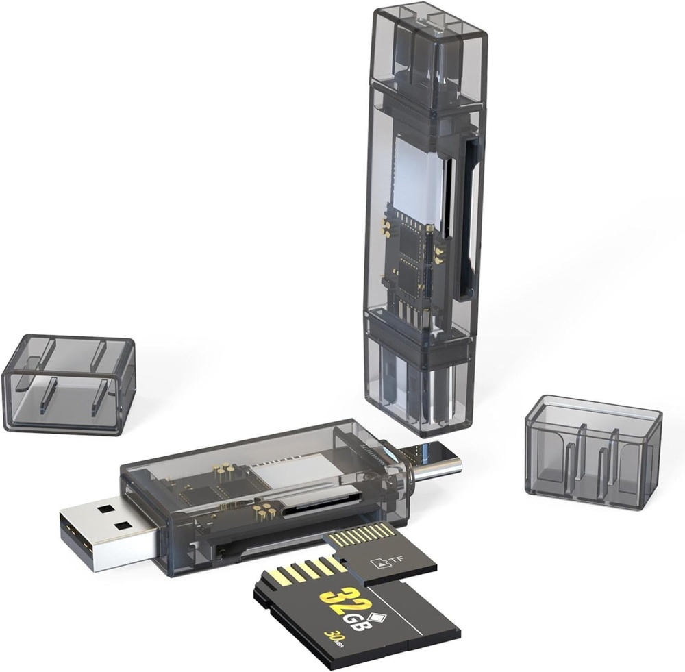 Combrite 3-In-1 USB Type-C Multi Memory Card Reader With USB/Type-C ...